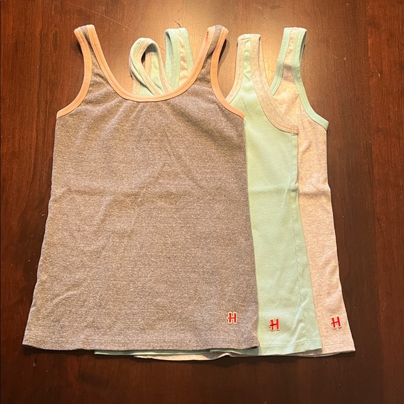 HOMAGE | Tops | Bundle Of 3 Homage Go To Tank Tops Gray Mint And Light ...